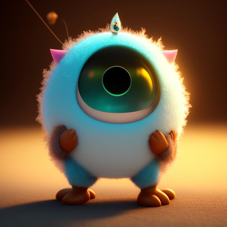 all-ant699: Baby Chibi Dajjal, a cute monster hatching from Egg Crack ...