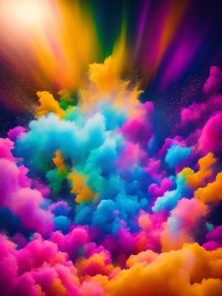 giving-crow855: A background for a colored powder party