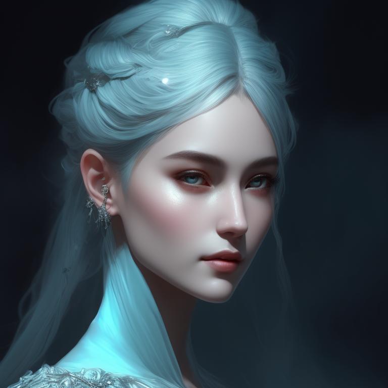 sad-fish846: dnd character portrait of a cute, happy female human monk ...