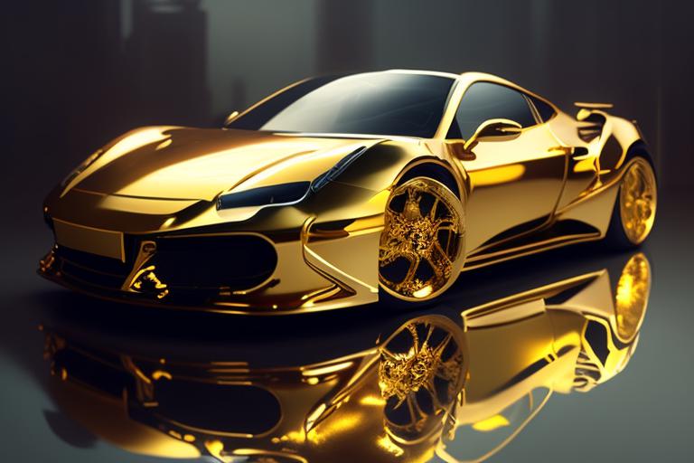 AndreaMarques: golden car