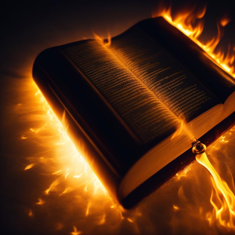 dull-fish635: A Christian bible with a luminous aura evaporating, or an ...