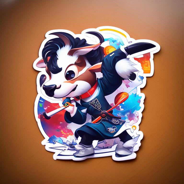 kaz: cartoon boy goat throwing a yo-yo