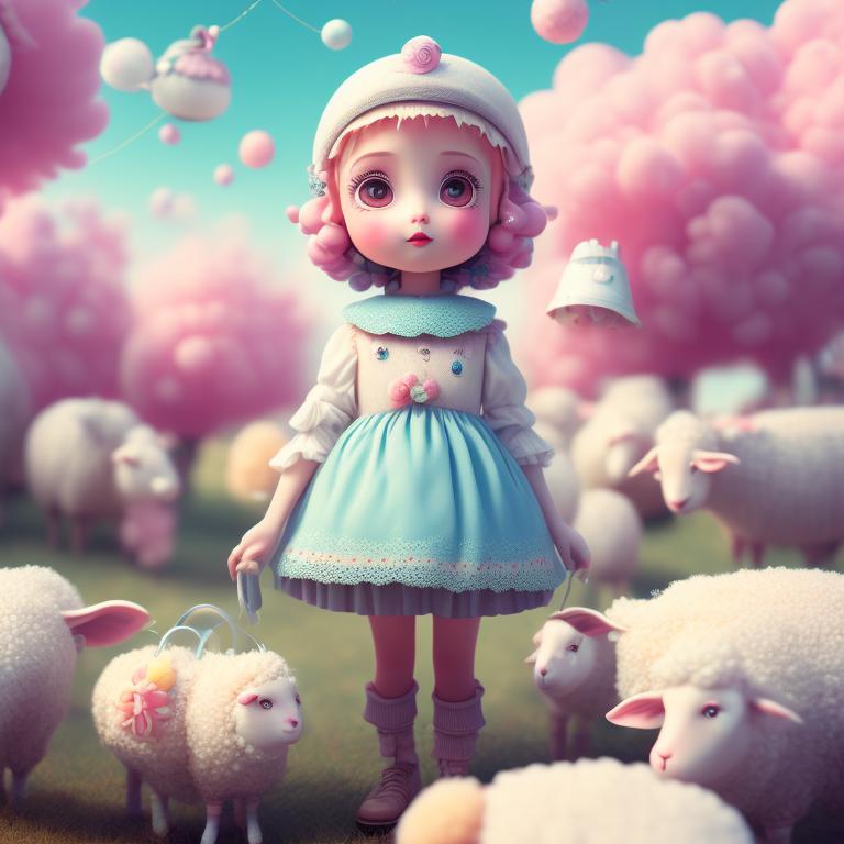 worldly-crow60: Little Bopeep and Seven Sheep