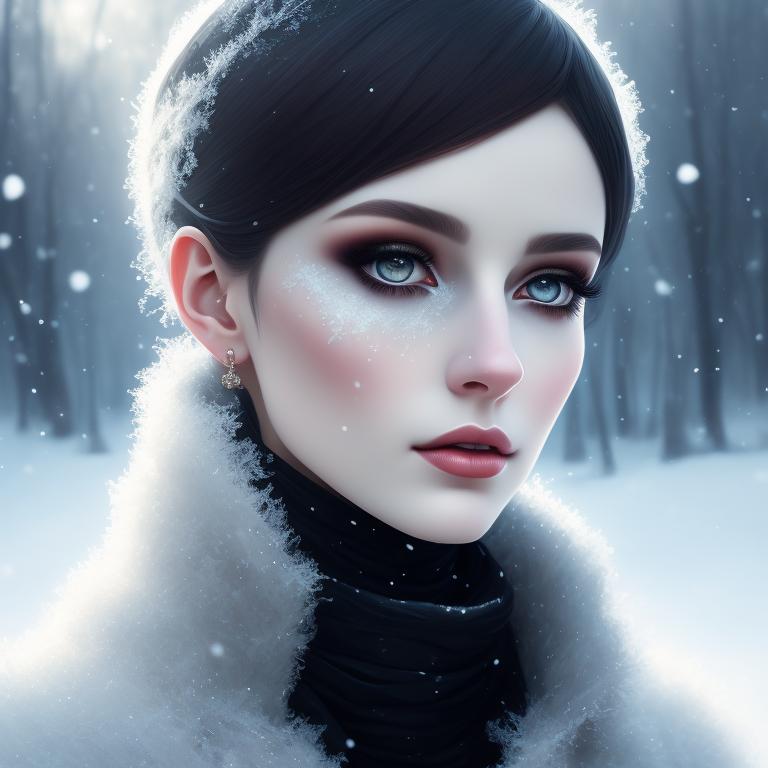 Jaya_Hess: A woman with mime makeup