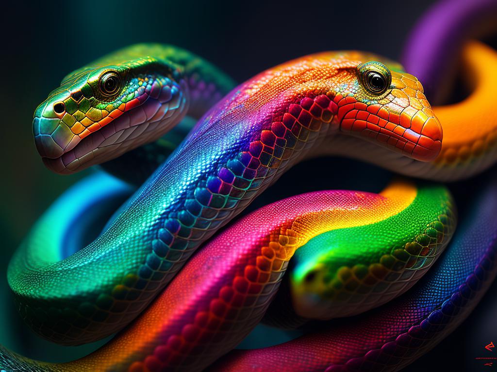 Rainbow Snake Wallpaper