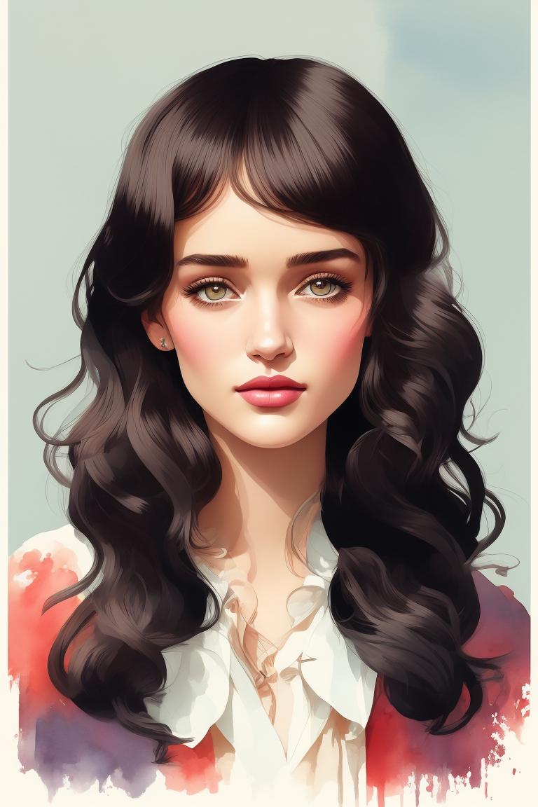 scaly-corgi502: Delicate watercolor illustration, an innocent and ...