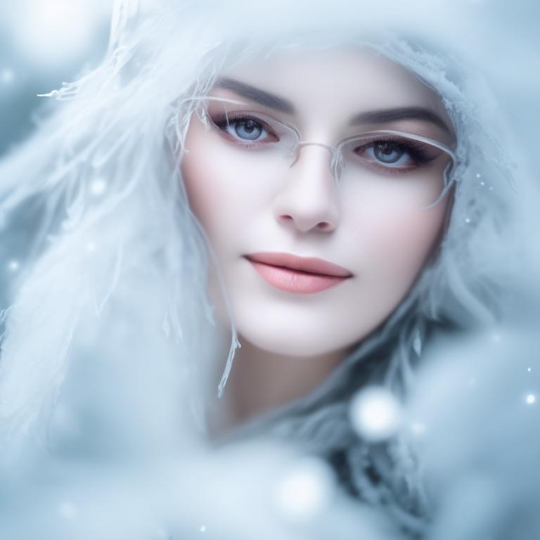 hot-quetzal354: a stunning winter fairy emerges from the frost-kissed ...