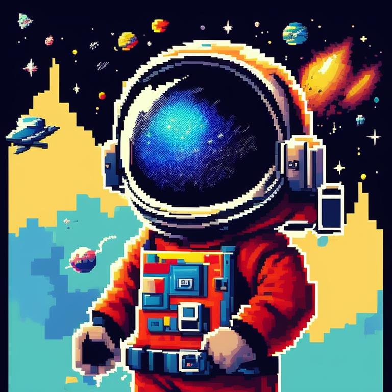 Coelllho: a boy in an astronaut's uniform, sketch style, black outline ...