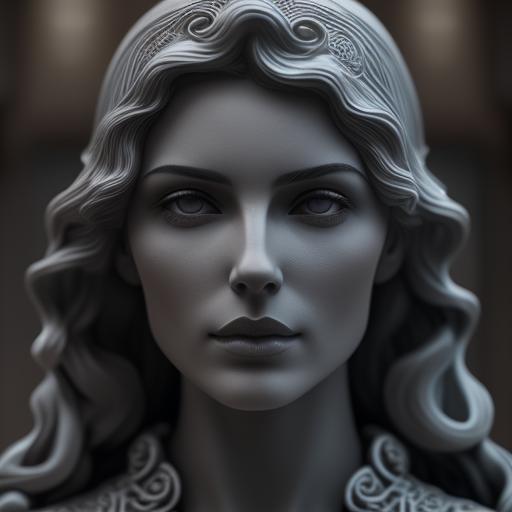 AmigoJC: dressed woman, greek art statue, gray color, stone texture ...