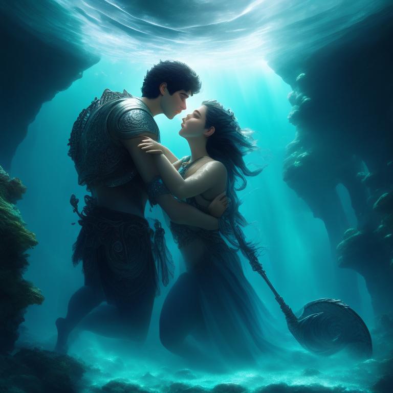 Percy And Annabeth Kiss Underwater 0016