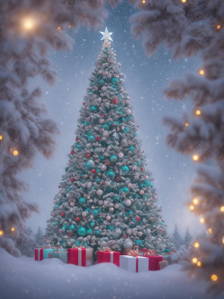 Lookinglass29: Gorgeous Christmas tree with Crimson, Silver & Sparkly ...