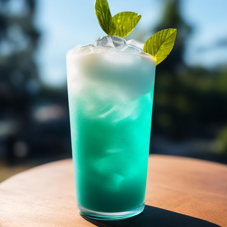 all-seahorse268: an iced drink with soda mixed with white longan pulp ...