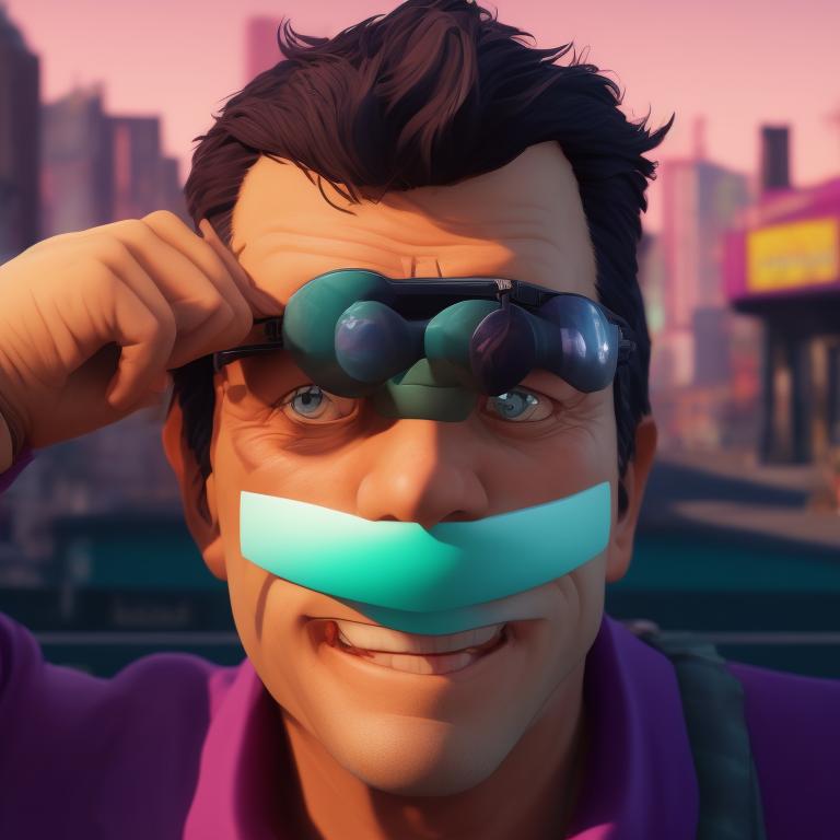 poor-zebra277: boy, 3d, real, pixar, green shirt, happy, jocker