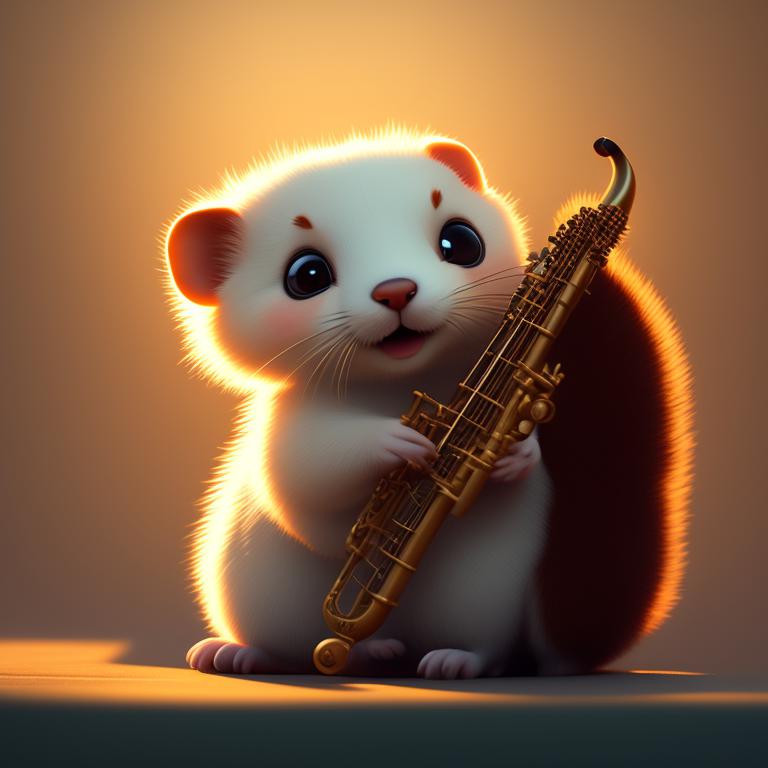 drafty-dog434: Ferret playing a melodious tune