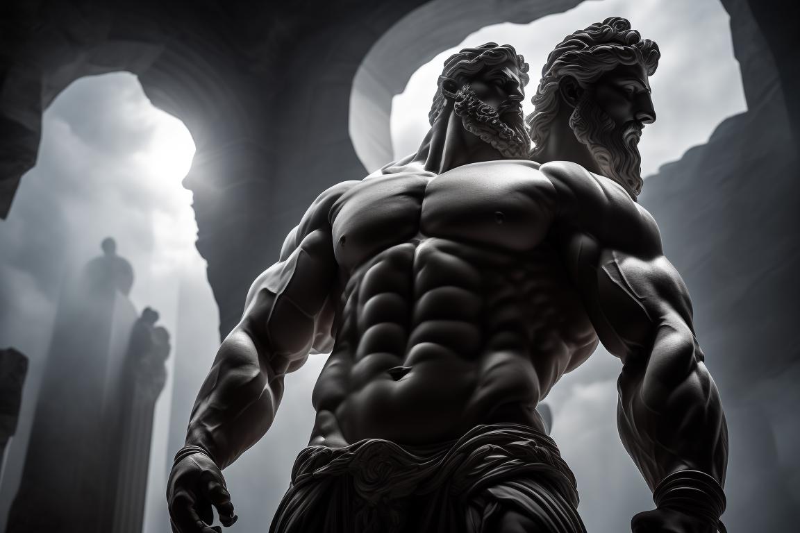 Greek Muscle Statue