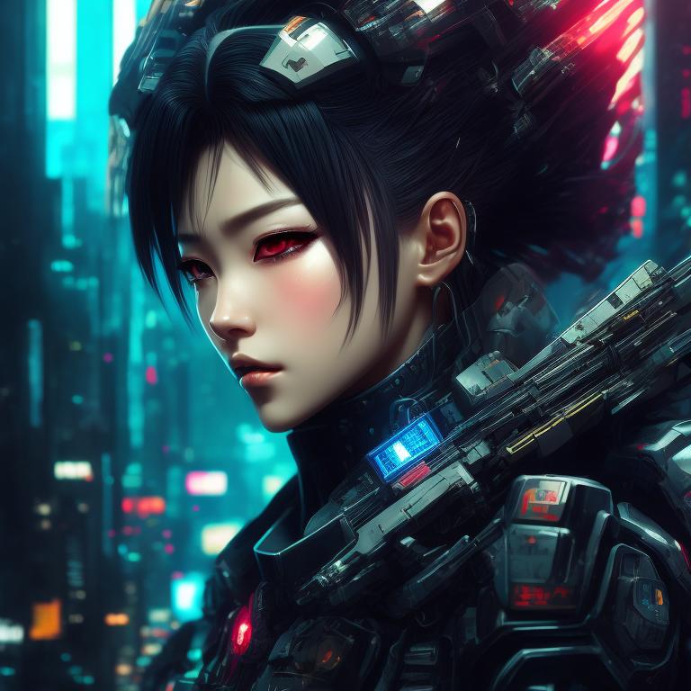 PabloAzevedo: polices cyberpunk on street