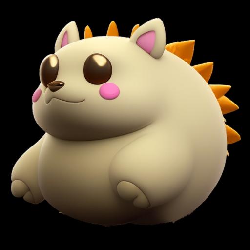 ChaosCode: A cute 2D animal character with round eyes and short arms ...