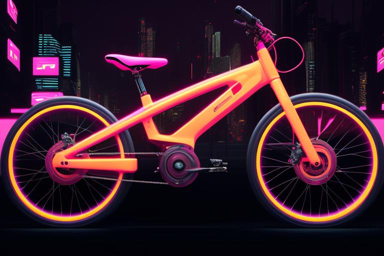 AndreaMarques: bike race in pink neon
