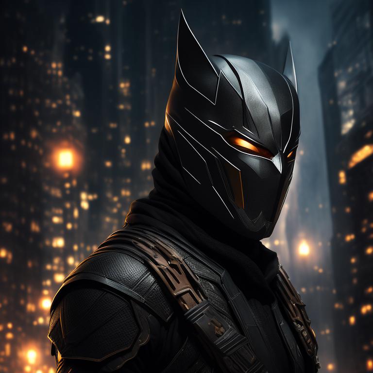 RynSchmtt: Masked vigilante in an urban city