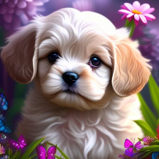 webbed-cat178: a maltese puppy