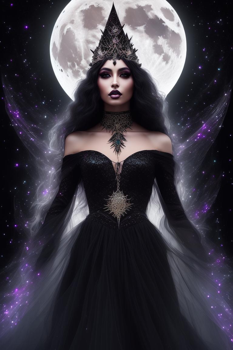 remote-crane993: beautiful mystic witch wearing beautiful black dress ...