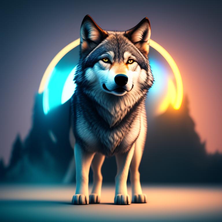 stingy-gnat854: t-shirt design, wolf with headphones on his ears ...