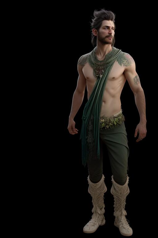 greedy-shrew44: Male human druid