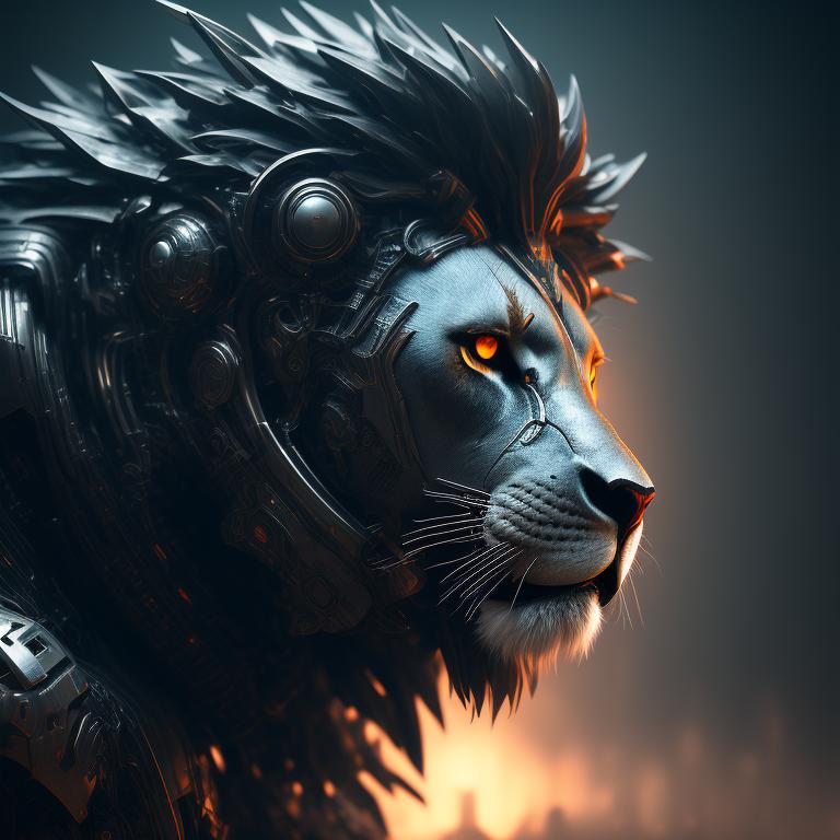 all-kudu535: robot lion