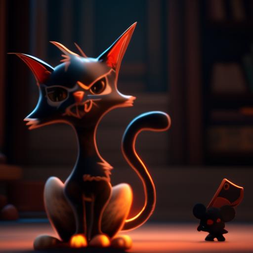 thiccFlair: Cat exhausted from chasing mischievous ninja mouse