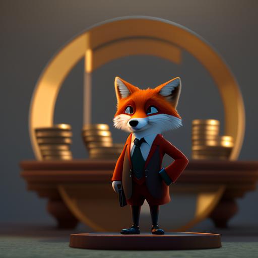 moatizadel: a mafia fox counting money