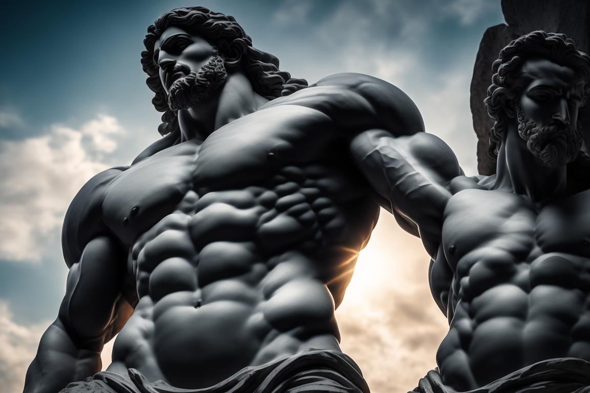 Greek Muscle Statue