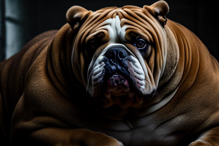 Muscular English Bulldogs