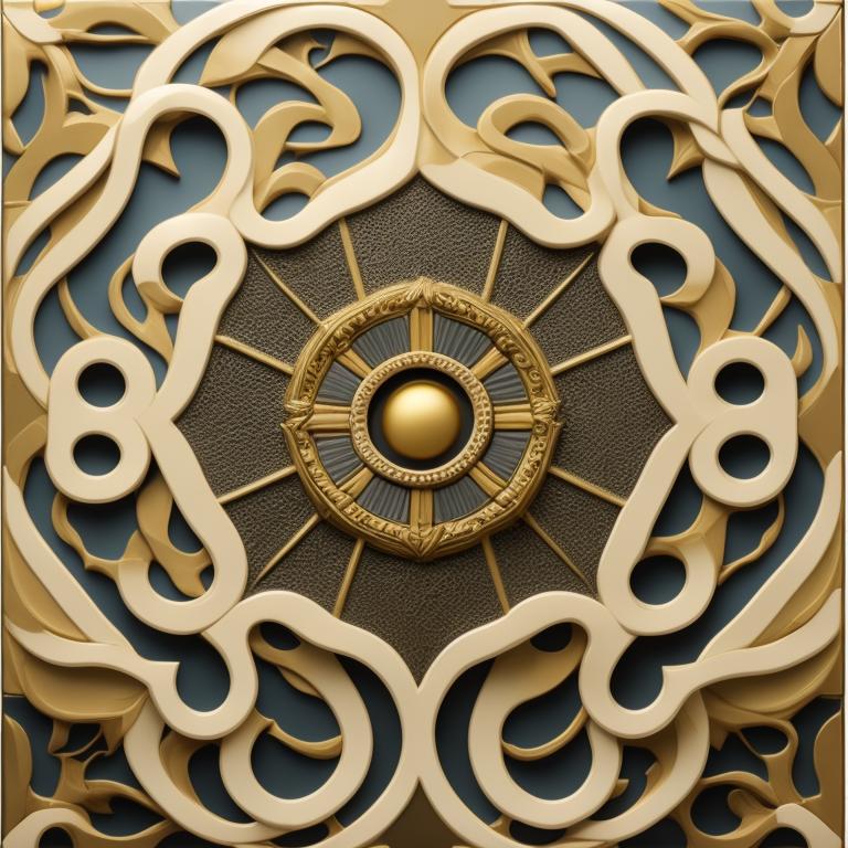 KOPF-KI-NO: mono coloured, golden