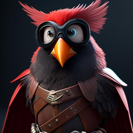 hot-quetzal354: nerd bird red cardinal