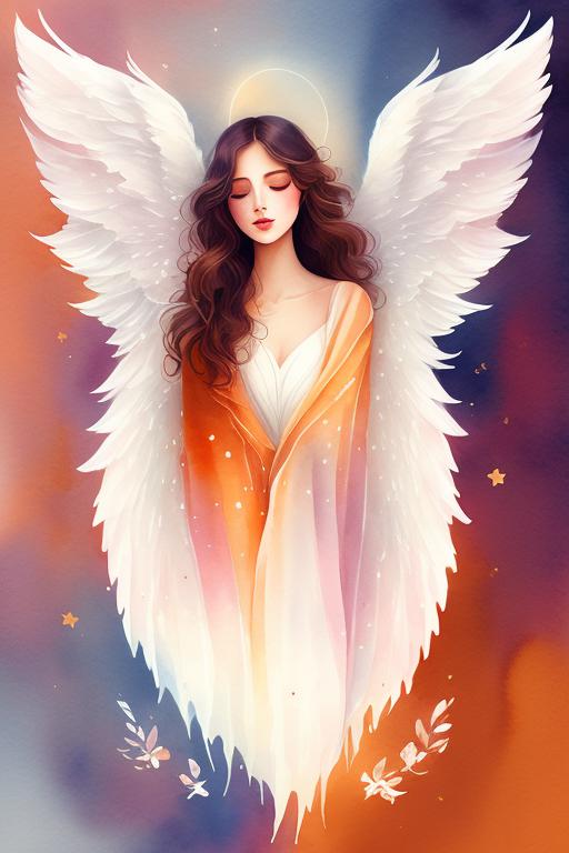 idle-turtle85: beautiful angel with white wings
