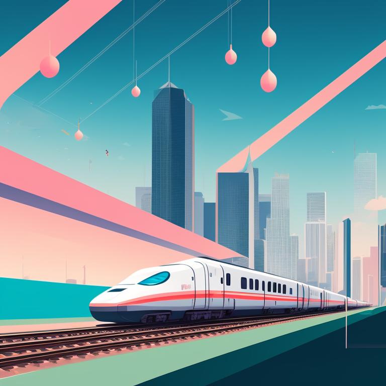 Bullet Train Side View