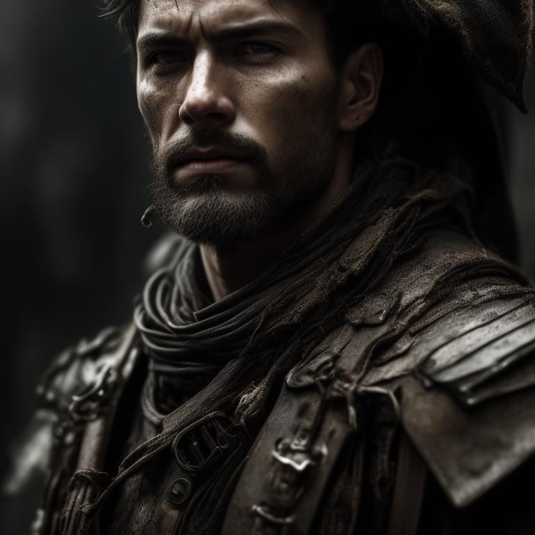 Handsome Scarred Face
