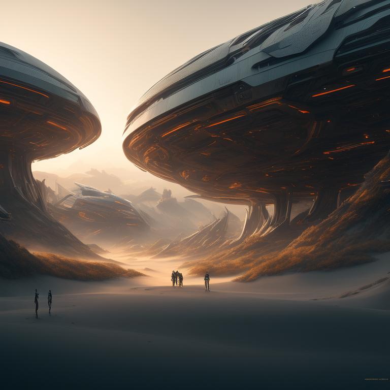 dreamrezzer: futuristic star base, alien architecture, ergonomic ...