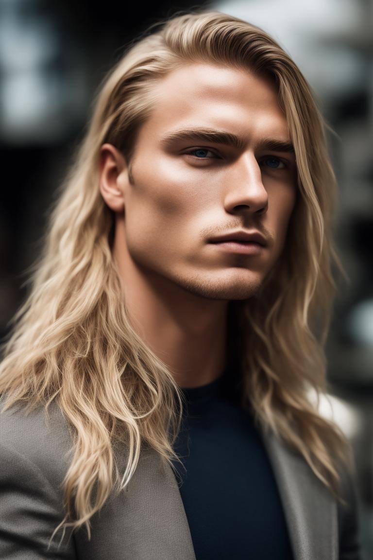 aryapratm: Thor, Marvel, Clean shave, Long hair blonde, Thor suit, With ...