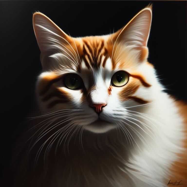 strawberry1: A cat painting