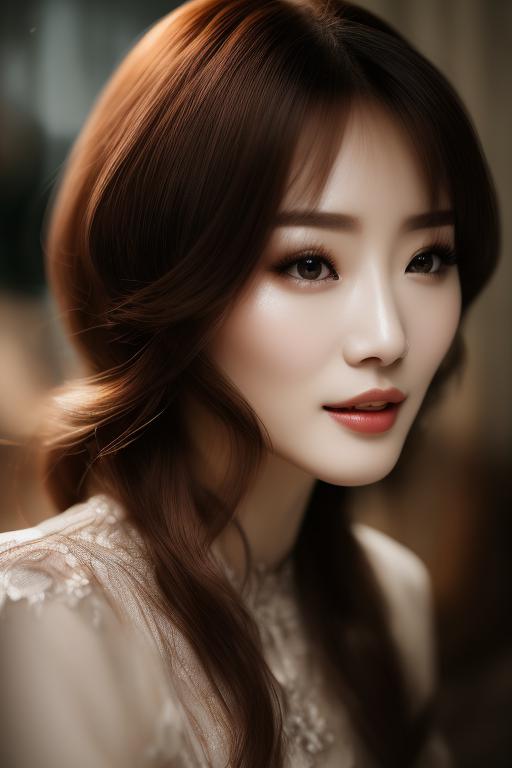 Brown Hair China Bangs