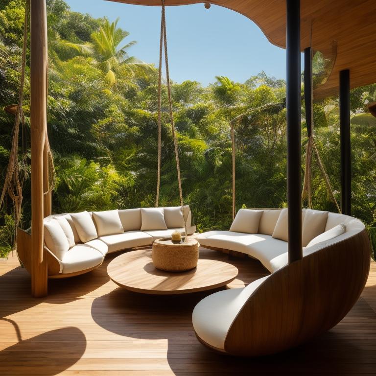 addison: large cozy lounge area with a high ceiling, concrete walls ...