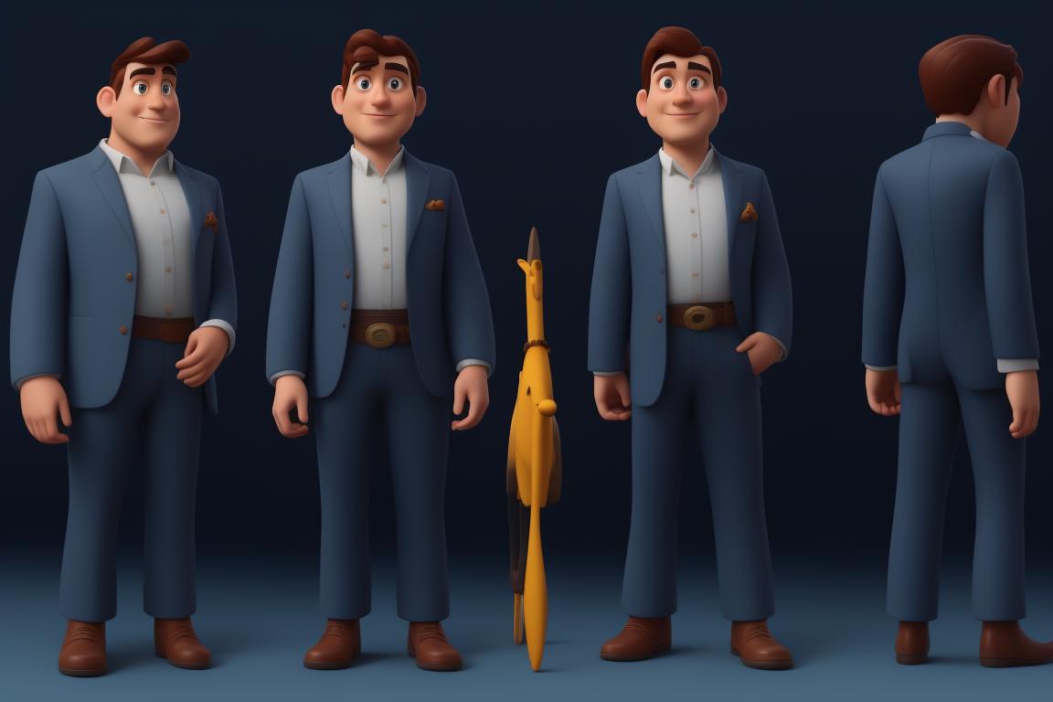 Lele-Brasil: one man character design, maintenance technician, Pixar ...