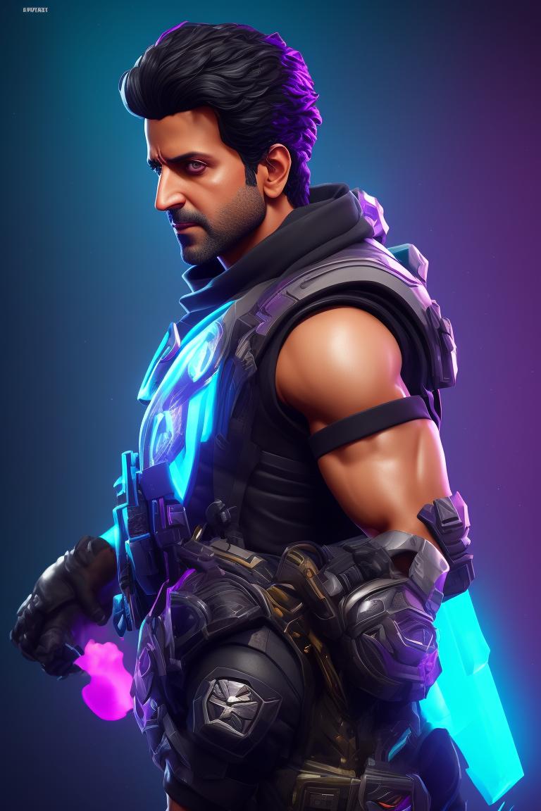 fixed-raven420: icon series: hrithik roshan, Fortnite skin