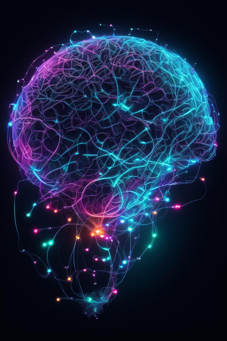danbergen: An illustration of a brain with circuits and nodes to ...
