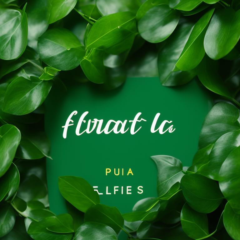 baggy-gnat532: The text "FUA Pure Plant Pours" is elegantly crafted ...