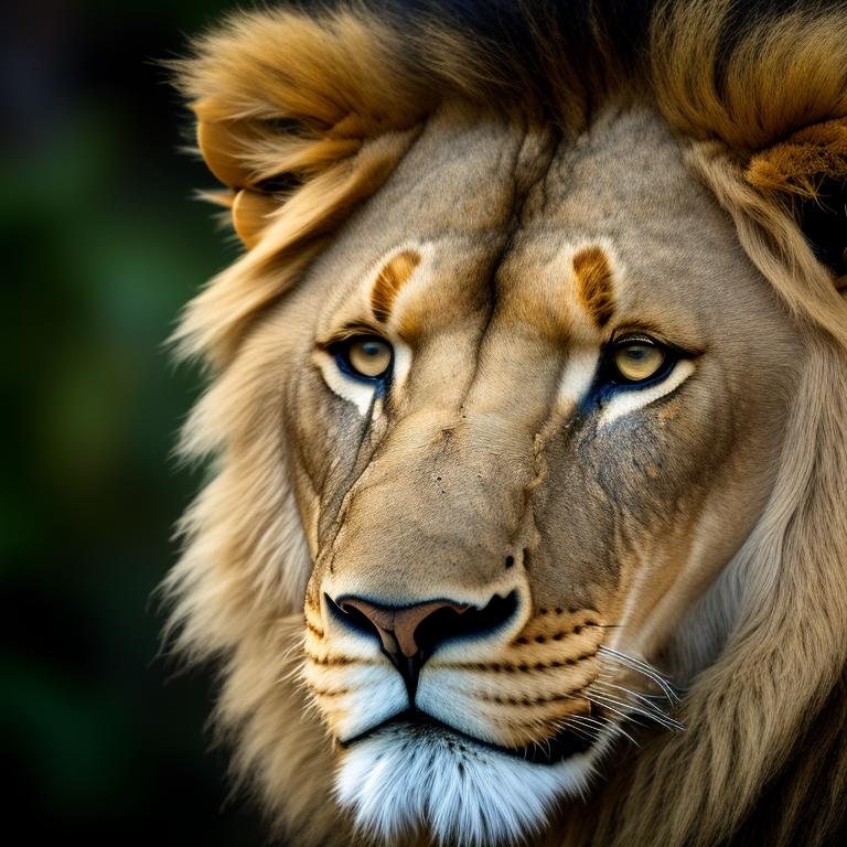 Focused Lion
