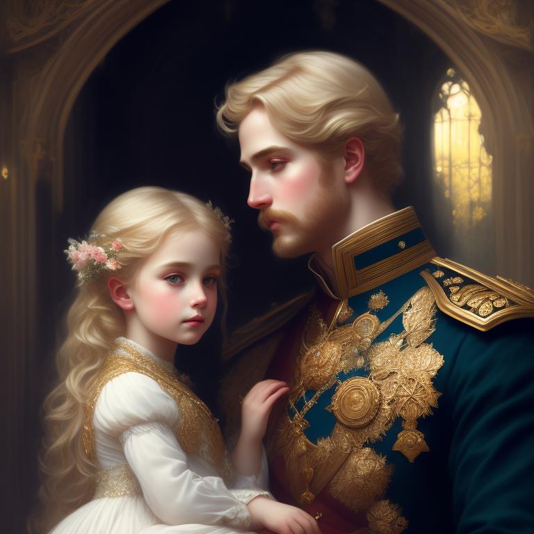 tan-anteater1: A Handsome Regent Duke with his five year old daughter ...