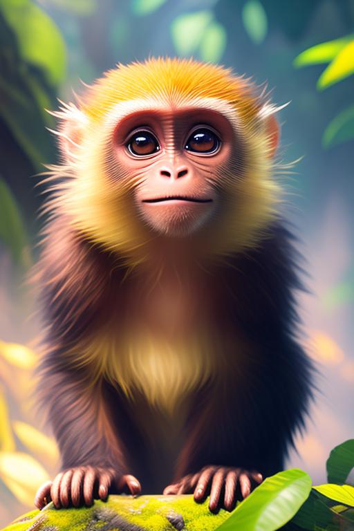 Cute Monkeys In Trees