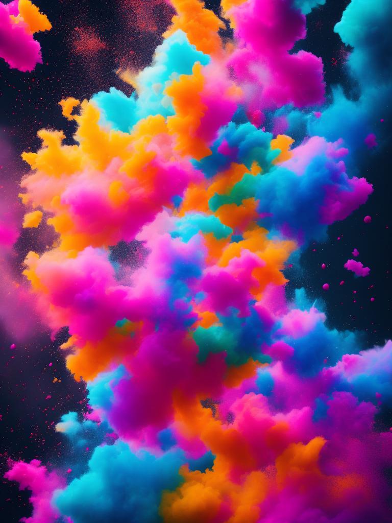 giving-crow855: A background for a colored powder party